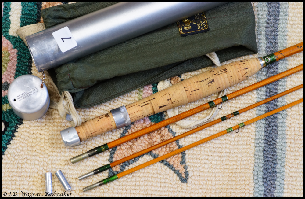 Vintage Cane and Graphite Rods From an Estate, J.D. Wagner, Agent