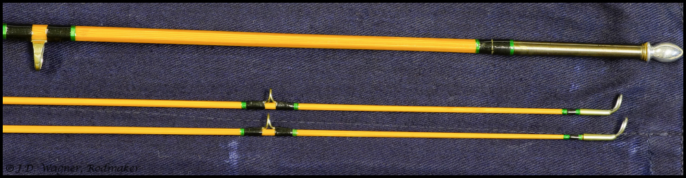 Vintage Cane and Graphite Rods From an Estate, J.D. Wagner, Agent